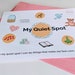 My Quiet Spot One Page Calm Down Big Emotions Chart - Etsy Canada