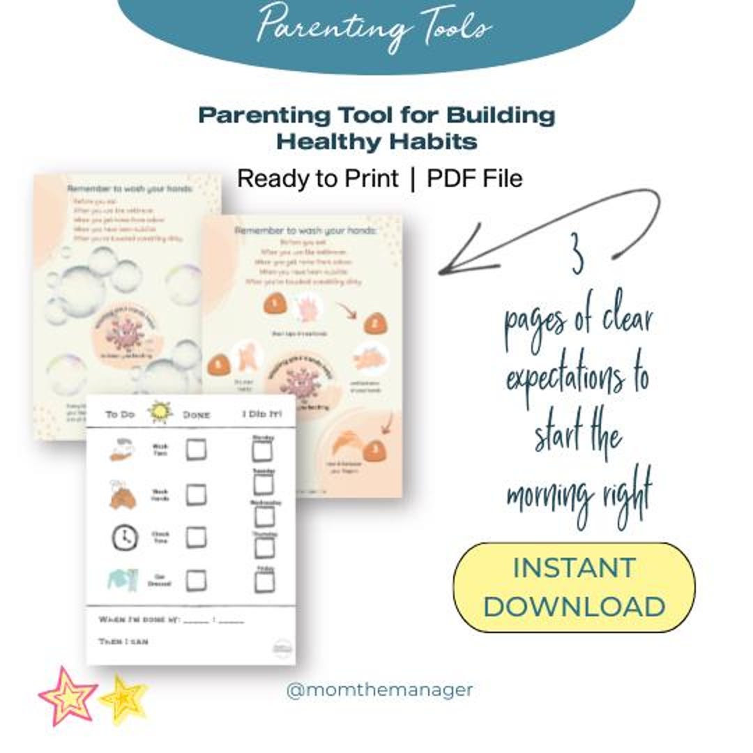 Healthy Habits Morning Routine Bundle - Etsy