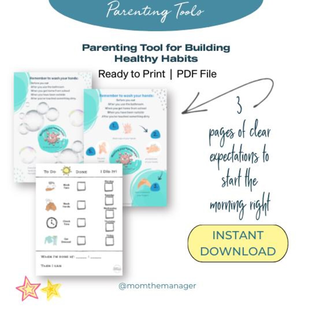 Healthy Habits Morning Routine Bundle - Etsy