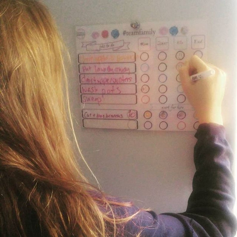Teen and Tween Reward, Chore, and Daily Routine Chart - Etsy