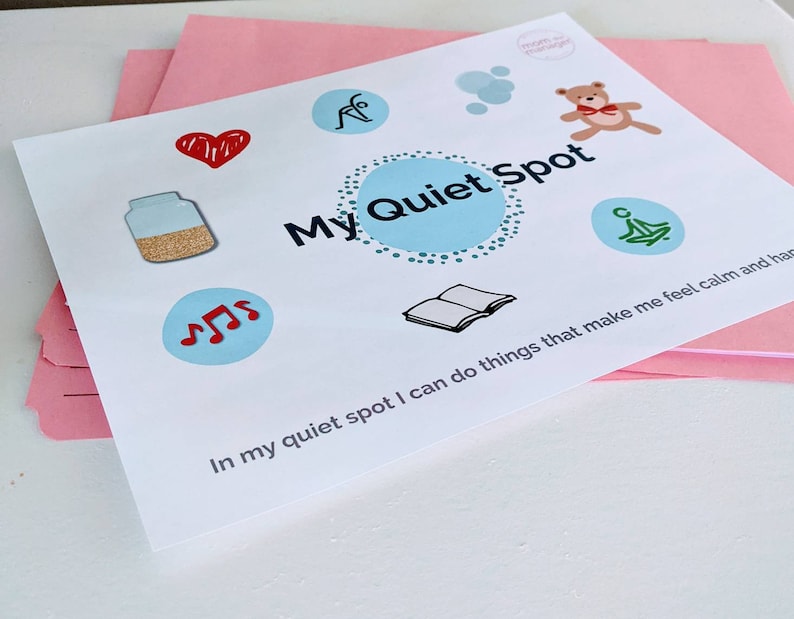 Calm Down Big Emotions Coping Printable Chart - Etsy