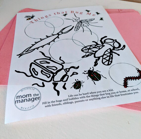 Things That Bug Me Worksheet Things That Bug Me | TPT