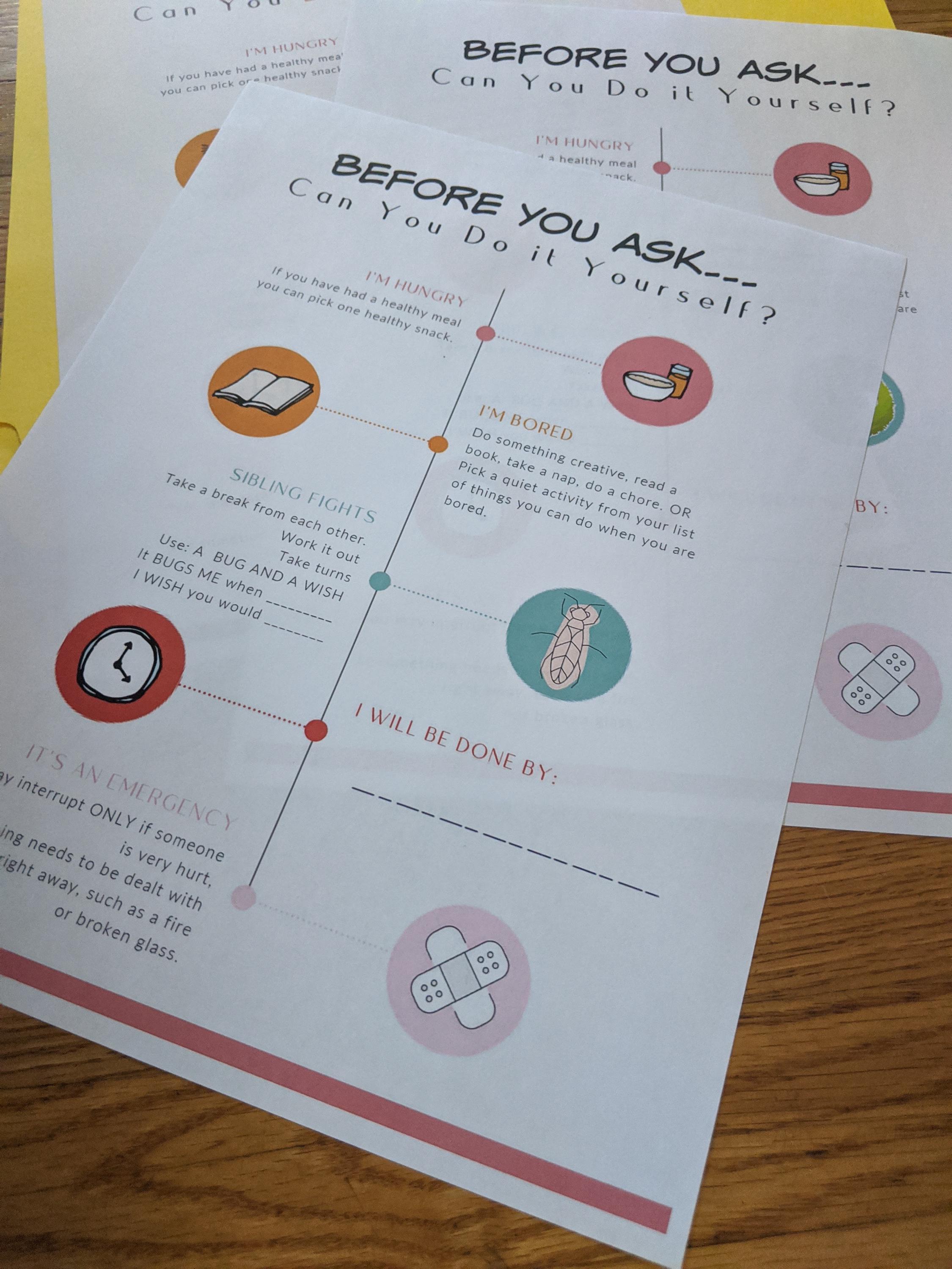 Working From Home Rules Printable - Etsy