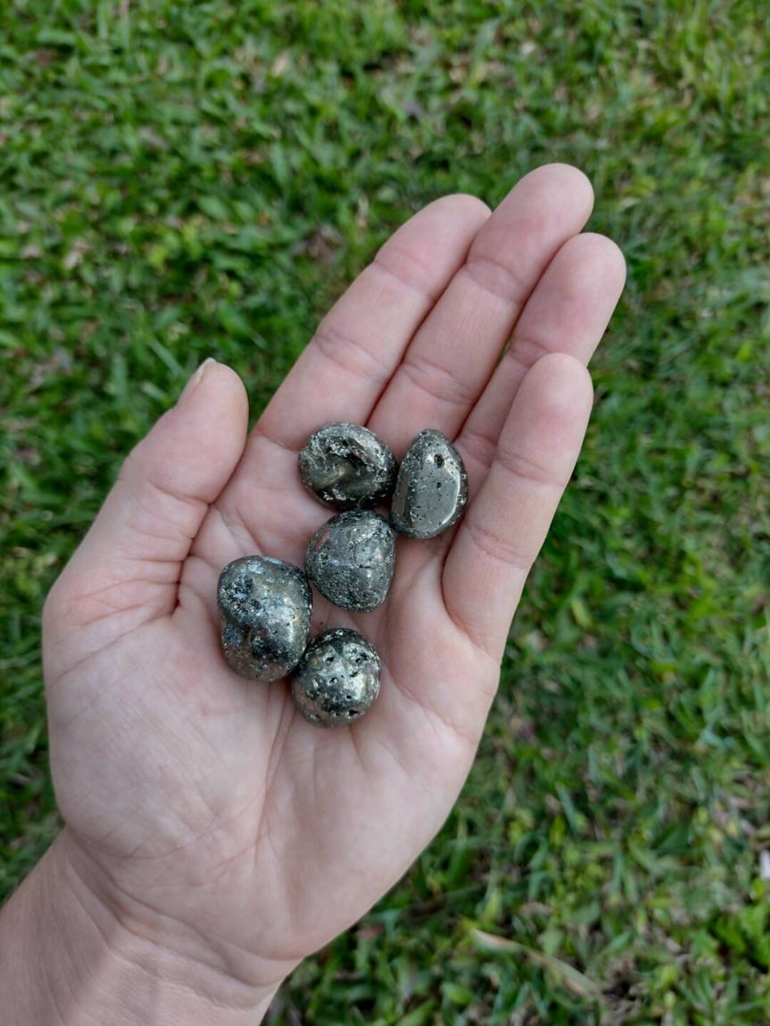 Pyrite Tumble Stone Tumbled Crystals Natural Stones - Etsy