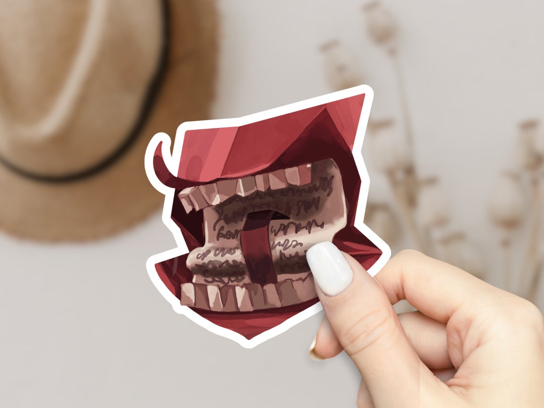 Magic School Wizard Yelling Letter Sticker - Etsy