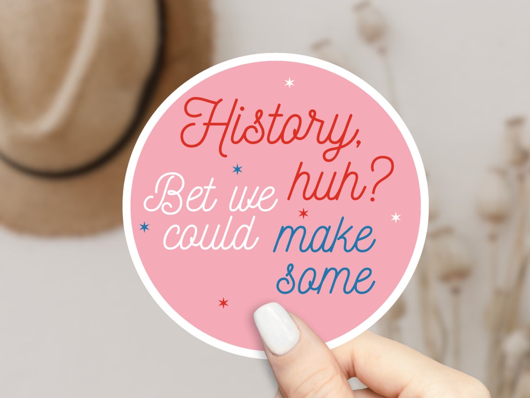 Red White and Royal Blue History Huh Book Sticker - Etsy