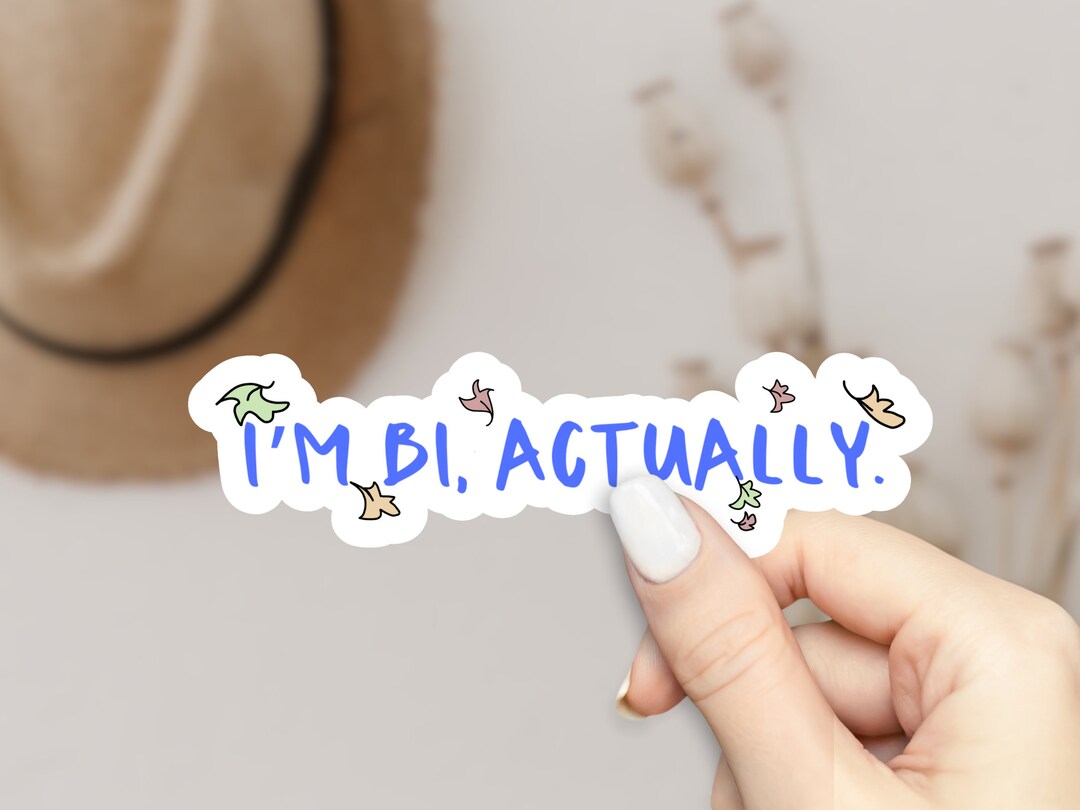 Heartstopper Nick Im Bi Actually Sticker - Etsy