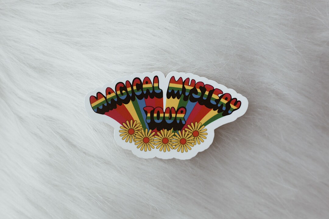 Magical Mystery Tour Retro Sticker - Etsy