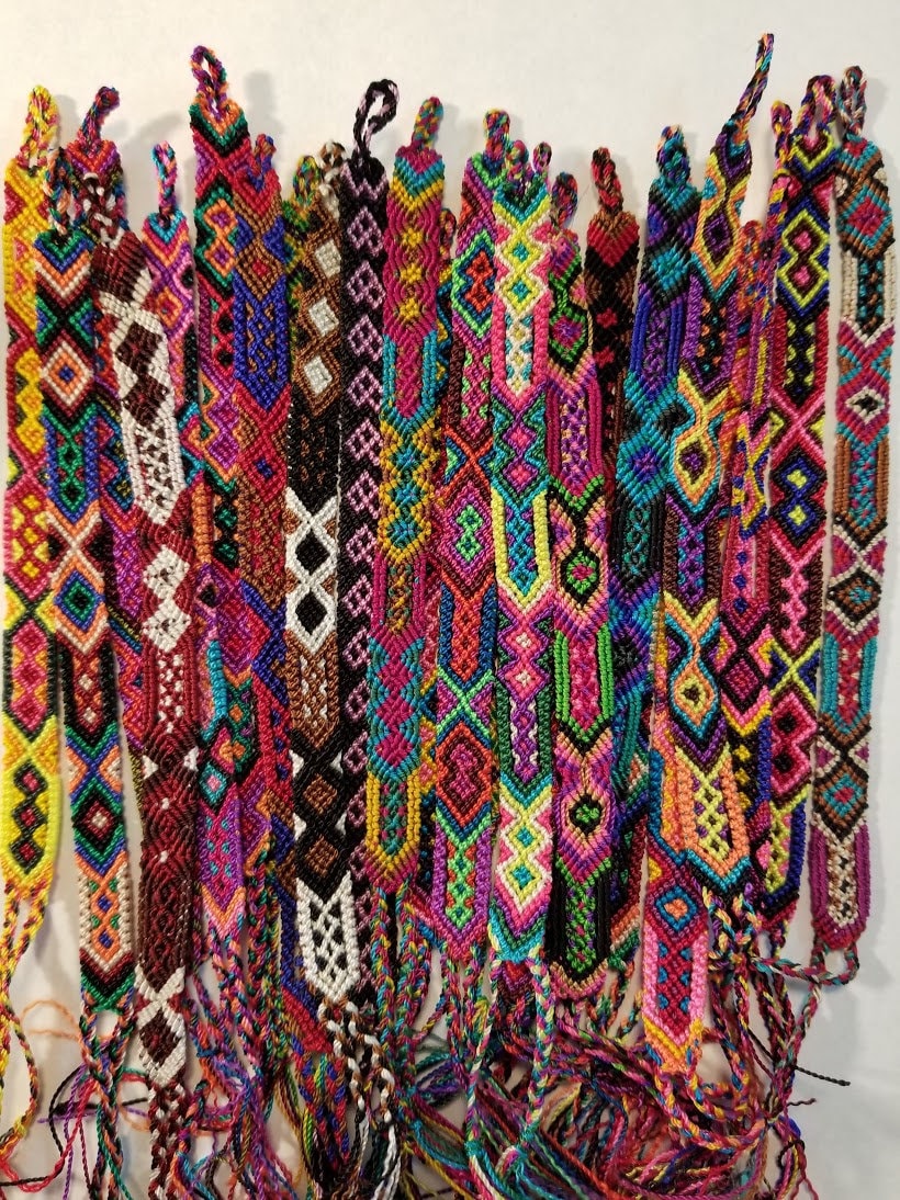 Friendship Bracelet Set Mexican Handwoven Bracelets | Etsy