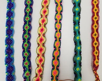Friendship Bracelet Set Mexican Handwoven Bracelets - Etsy
