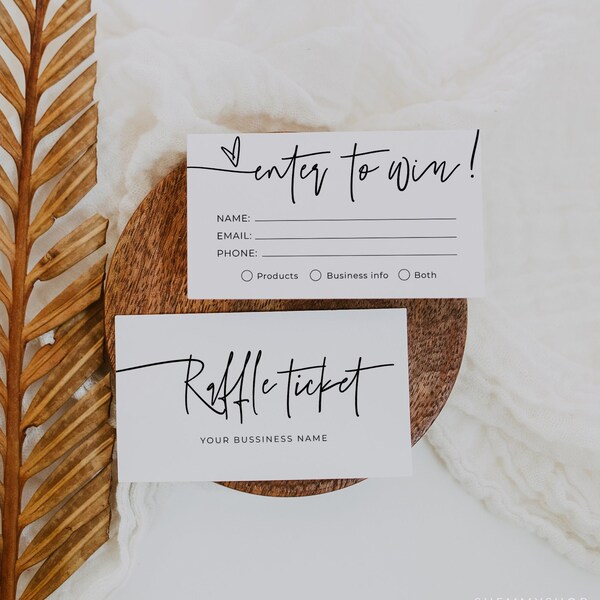 Ticket Business Card - Etsy