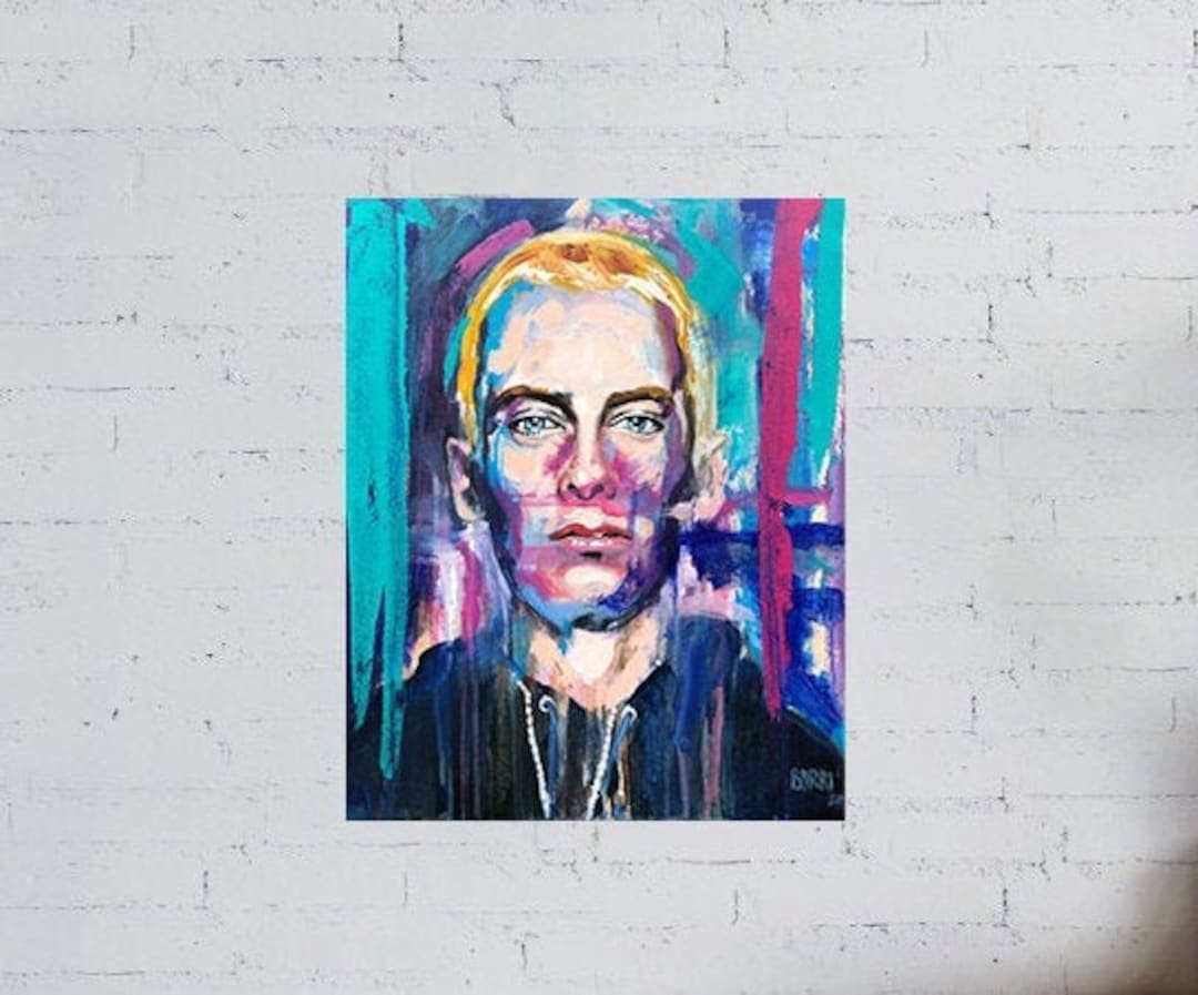 Eminem Digital Download Print | Slim Shady Printable Art | Hip Hip Home ...