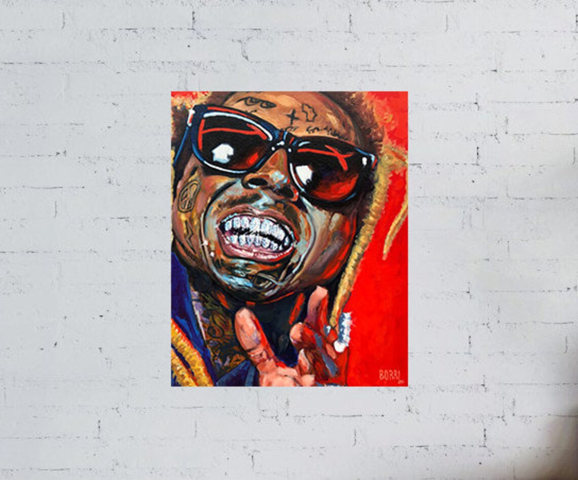 Lil Wayne Digital Download Print | Weezy F Art Decor | Hip Hop Music ...