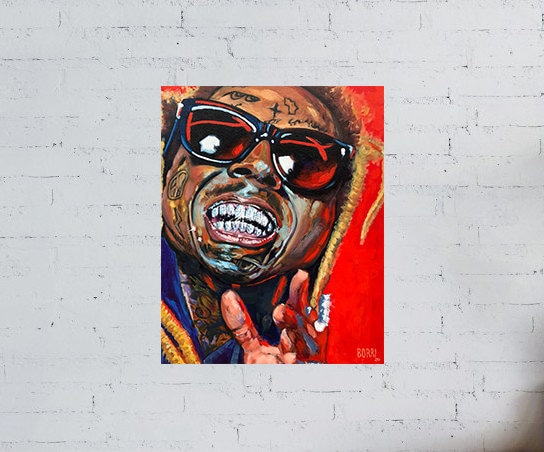 Lil Wayne Digital Download Print | Weezy F Art Decor | Hip Hop Music ...