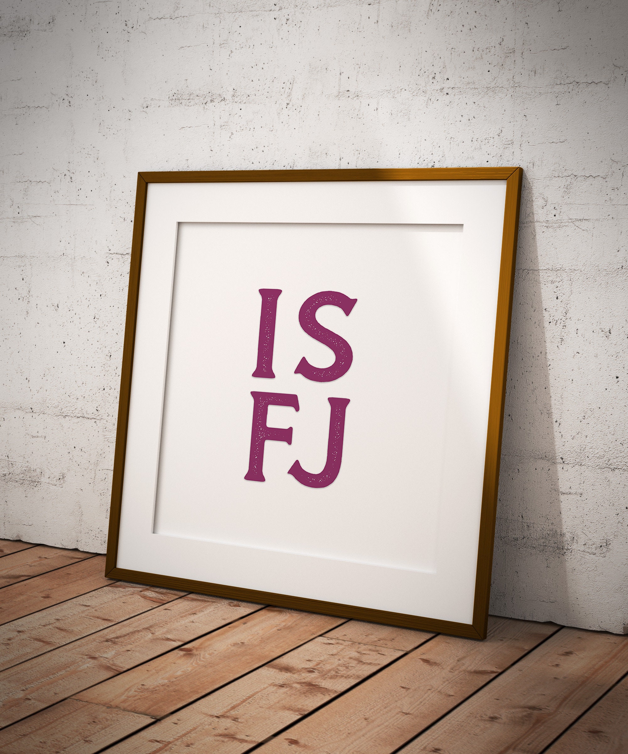 ISFJ Wall Art ISFJ Printable Wall Art Myers Briggs Poster - Etsy Australia