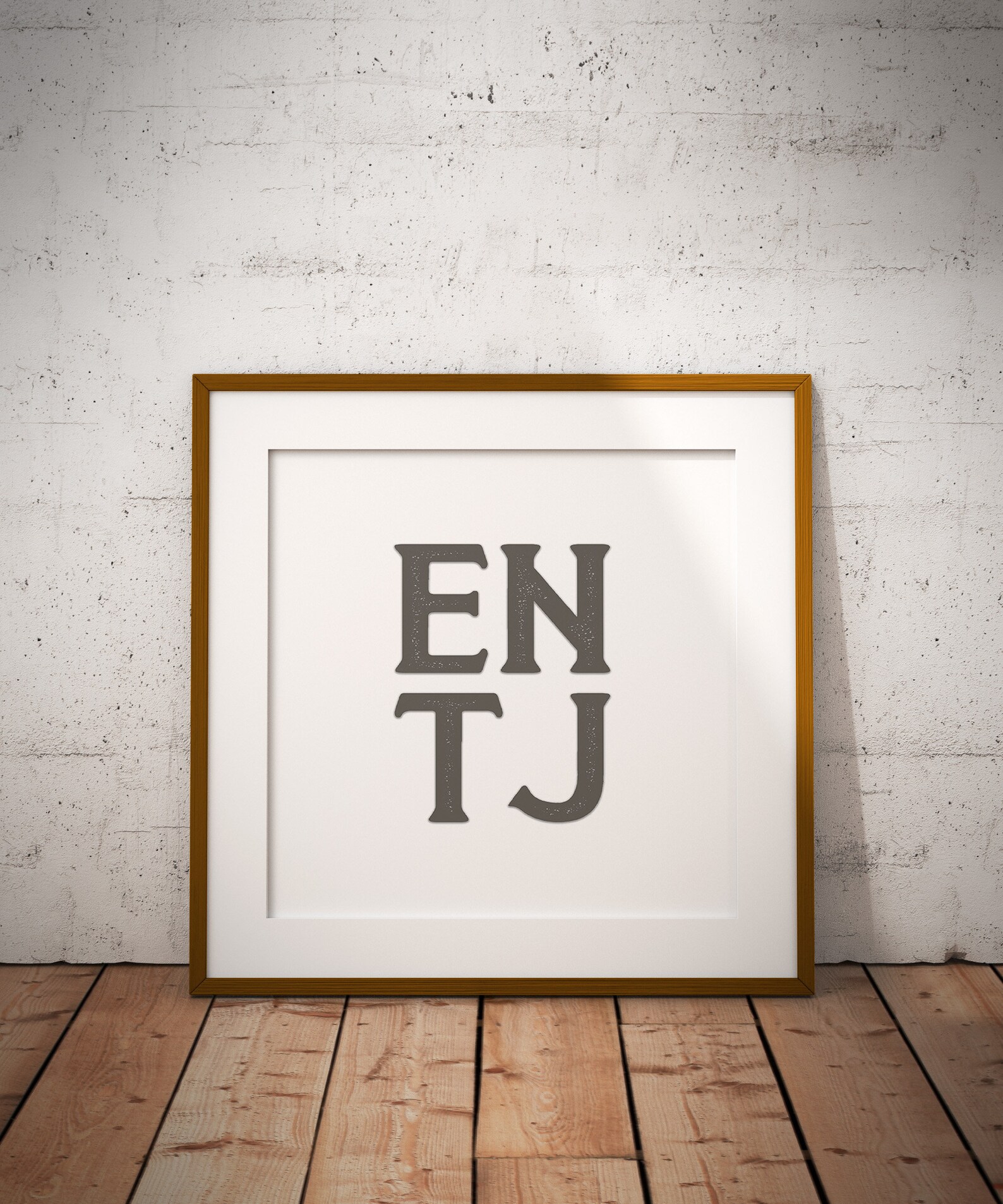 ENTJ Wall Art ENTJ Printable Wall Art Myers Briggs Poster | Etsy