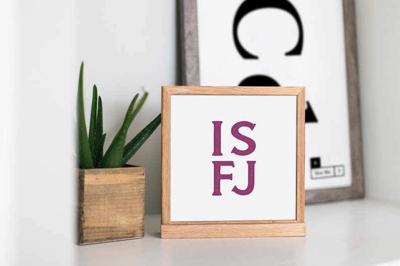 ISFJ Wall Art ISFJ Printable Wall Art Myers Briggs Poster | Etsy