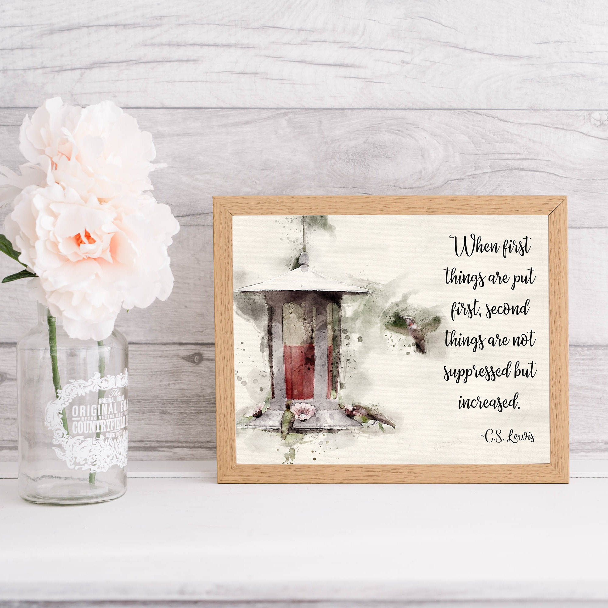 Printable Quote, C.S. Lewis, When First Things Are Put First, Priority ...