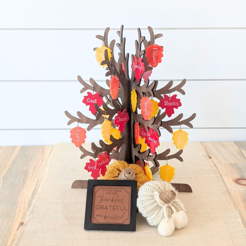 Gratitude Tree, Gratitude Leaves, Thankful Tree, Thanksgiving Craft ...