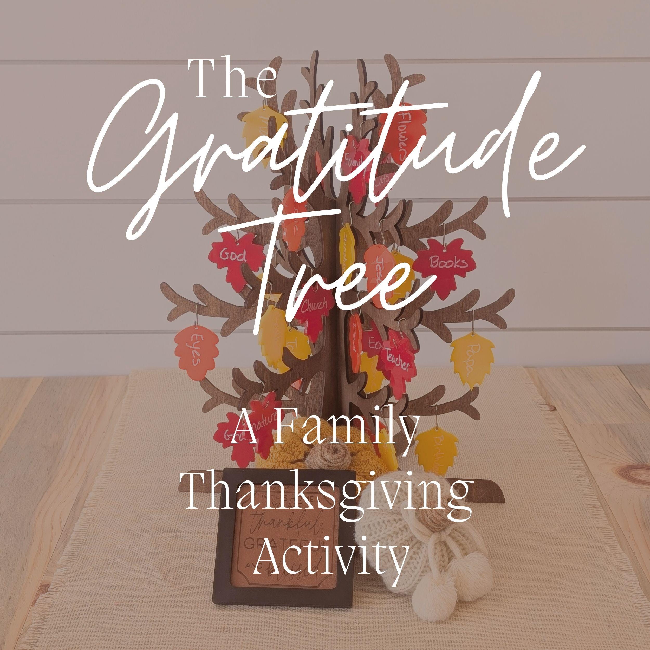 Gratitude Tree, Gratitude Leaves, Thankful Tree, Thanksgiving Craft ...