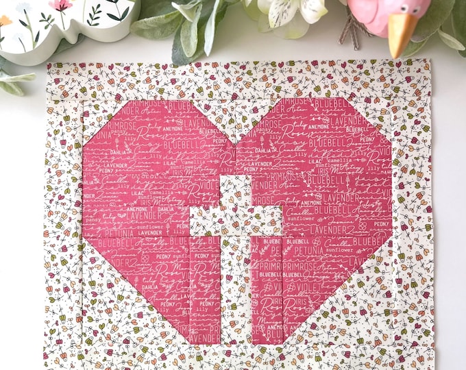 PDF PATTERN/ Steadfast Love / Quilt Block - Etsy