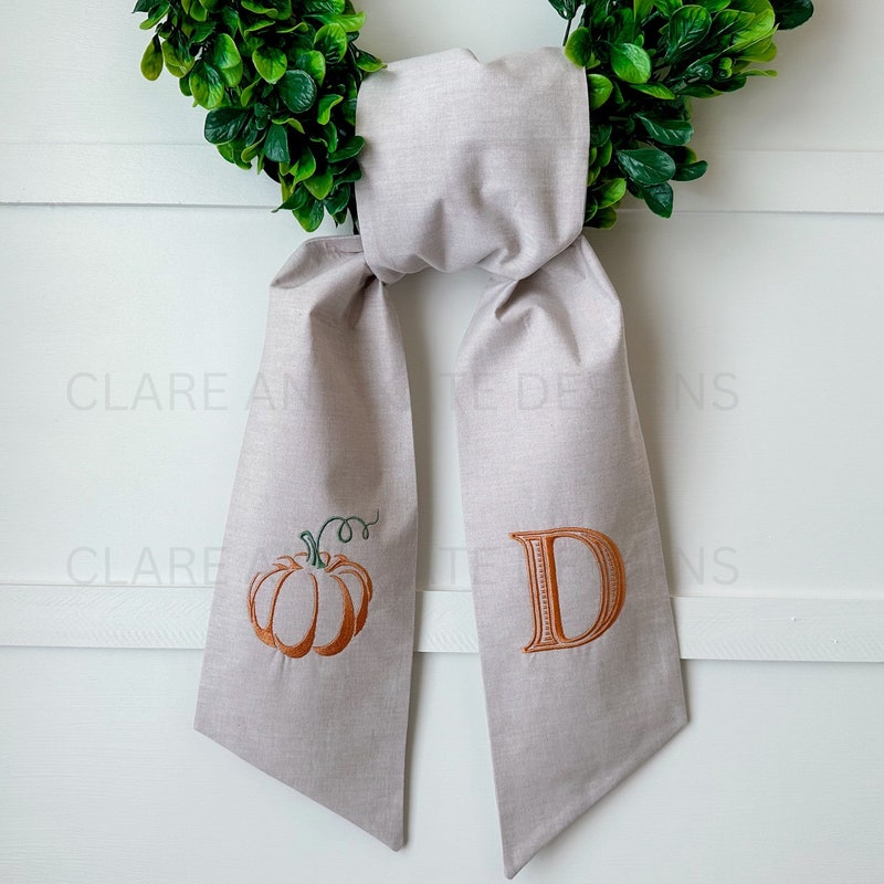 Fall Monogram Wreath - Etsy