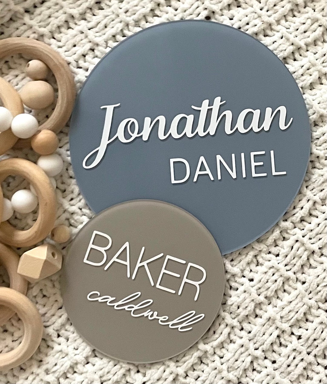 Baby Name Sign,baby Birth Announcement Sign,newborn Baby Name Disc,baby ...