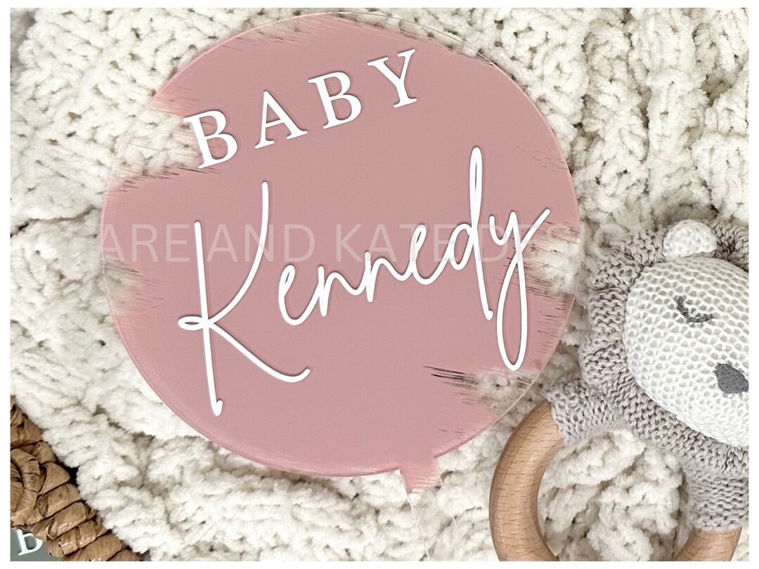 Acrylic Cake Topper Baby Shower Cake Sign Cake Sign Custom - Etsy
