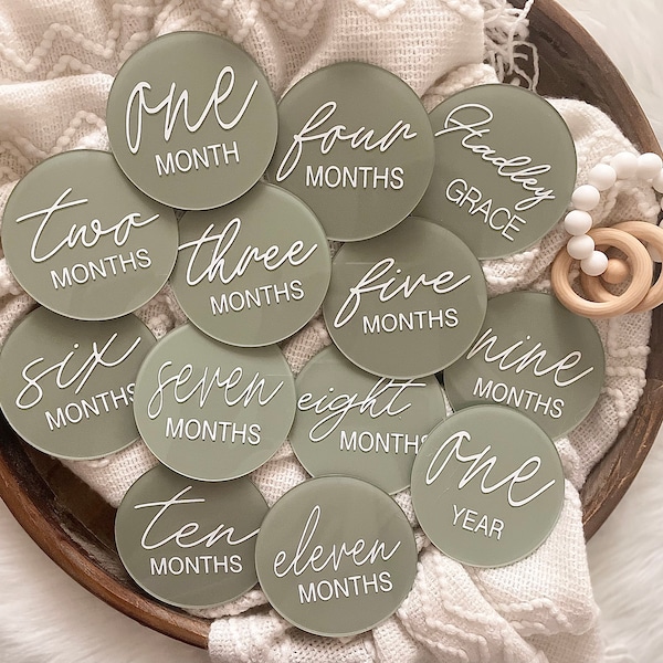 Milestone Cards - Etsy