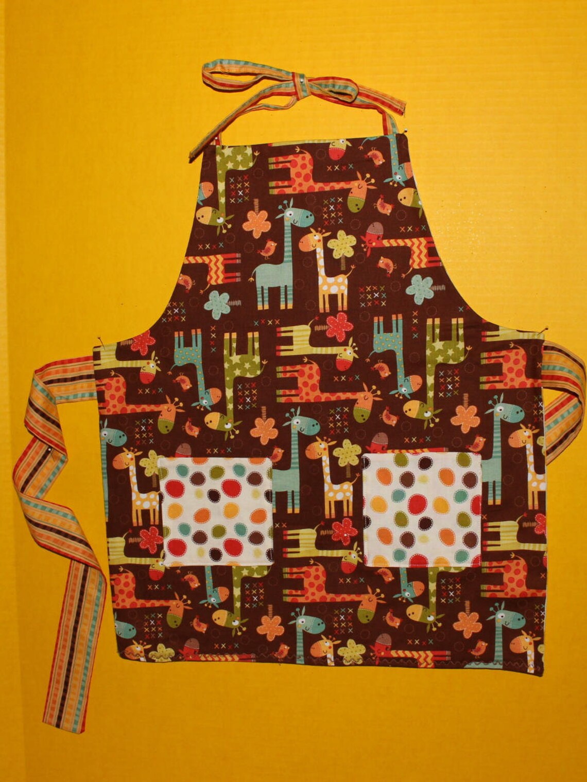 Giraffe, Birds and Trees Kids Apron - Youth Size - Etsy