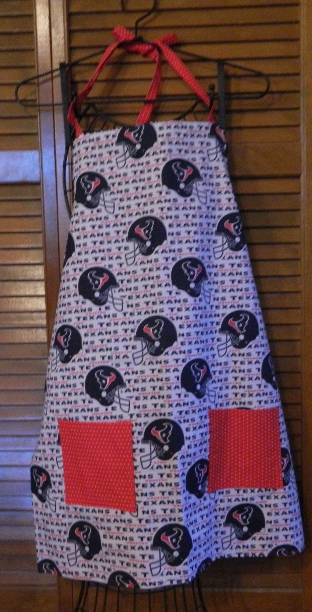 Texans Football Themed Apron - Adult - Etsy