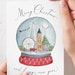 Christmas London England Holiday Card, Printable Holiday Card ...