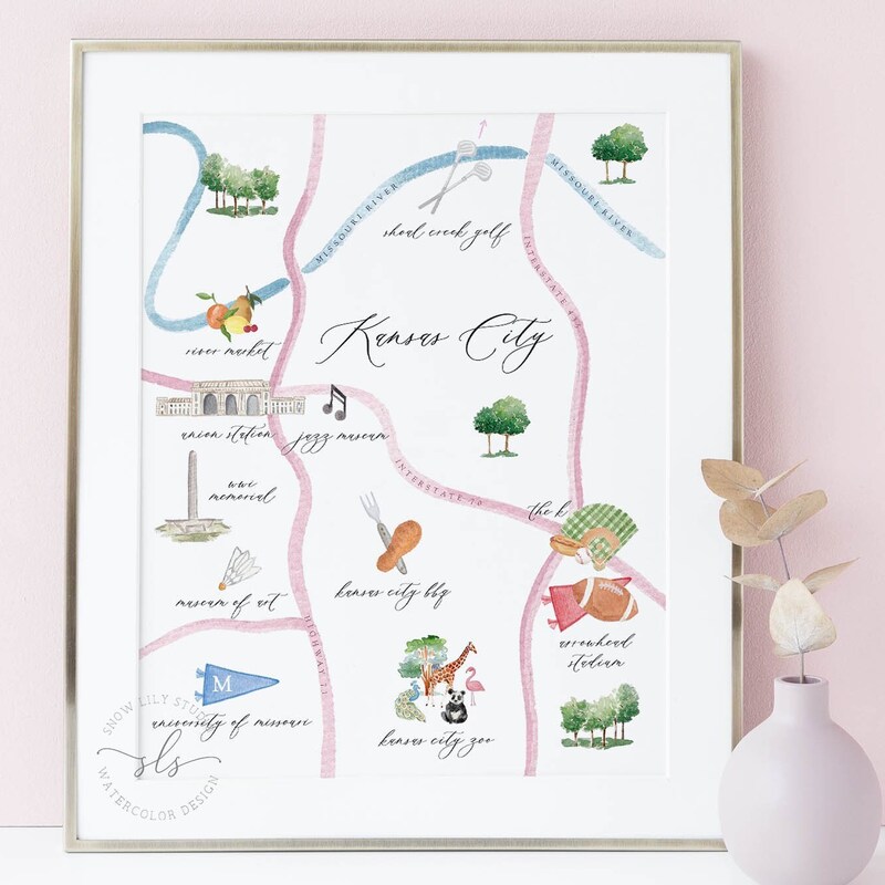 Kansas City Landmark Art - Etsy