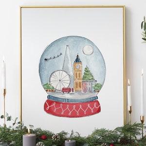 Big Snow Globe Print - Etsy