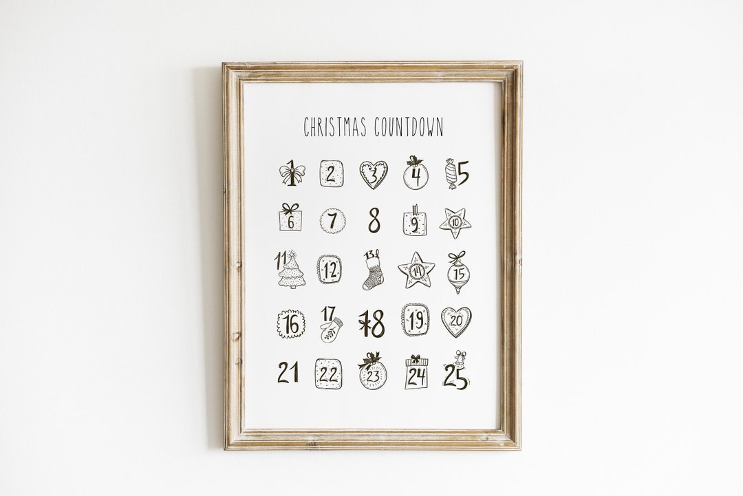 Holiday Advent Calendar Christmas Countdown, Christmas Countdown ...
