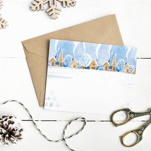 Printable Blank Holiday Cards Blank Christmas Cards - Etsy