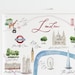 London Watercolor Map Print Illustrated Map Print PRINTABLE - Etsy