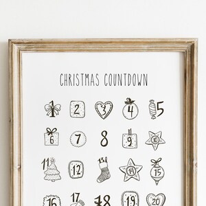 Holiday Advent Calendar Christmas Countdown, Christmas Countdown ...
