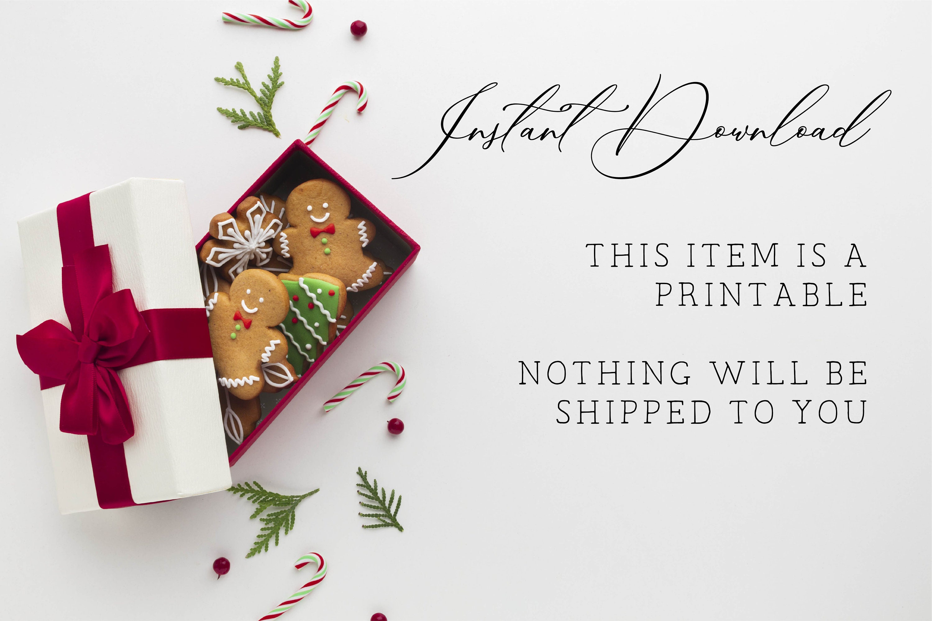 Printable Christmas Tree Card Printable Holiday Card | Etsy