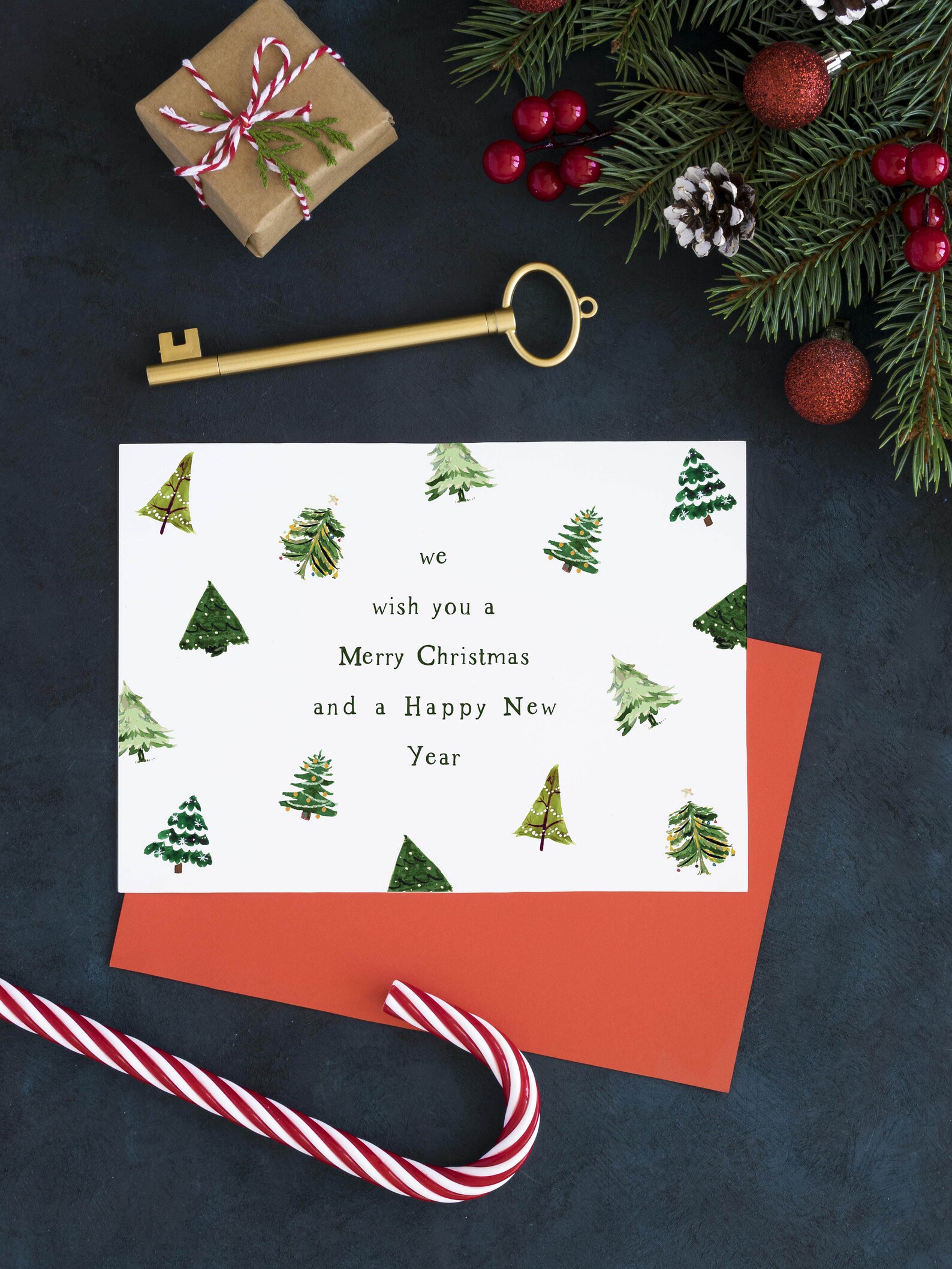 Printable Christmas Tree Holiday Card Printable Christmas - Etsy