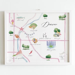 Denver City Map Print, Denver Colorado City Print, PRINTABLE Denver ...