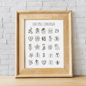 Holiday Advent Calendar Christmas Countdown, Christmas Countdown ...