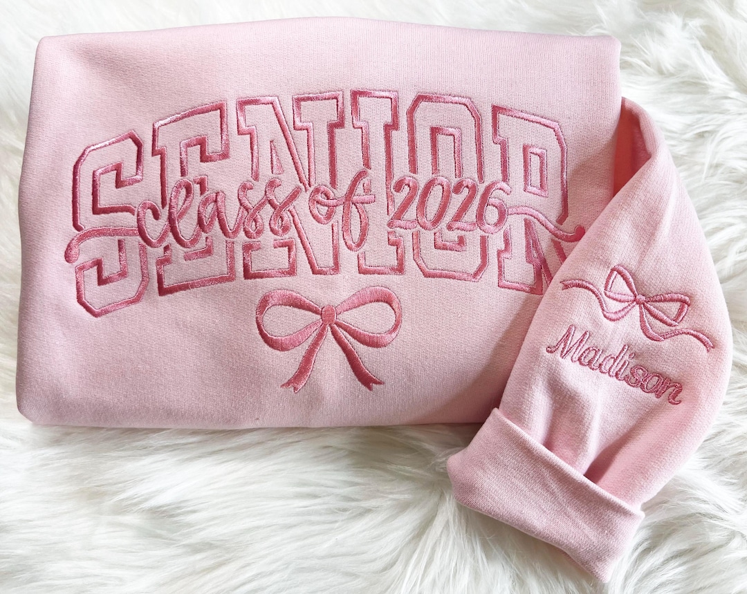 Embroidered Senior Sweatshirt,senior Sweatshirt,senior Gift,senior ...