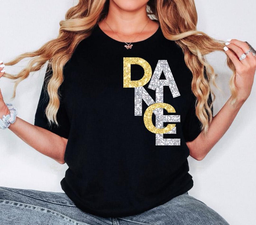 Glitter Dance Shirt,glitter Dance Shirt,dance Shirt, Spirit Shirt,dance ...