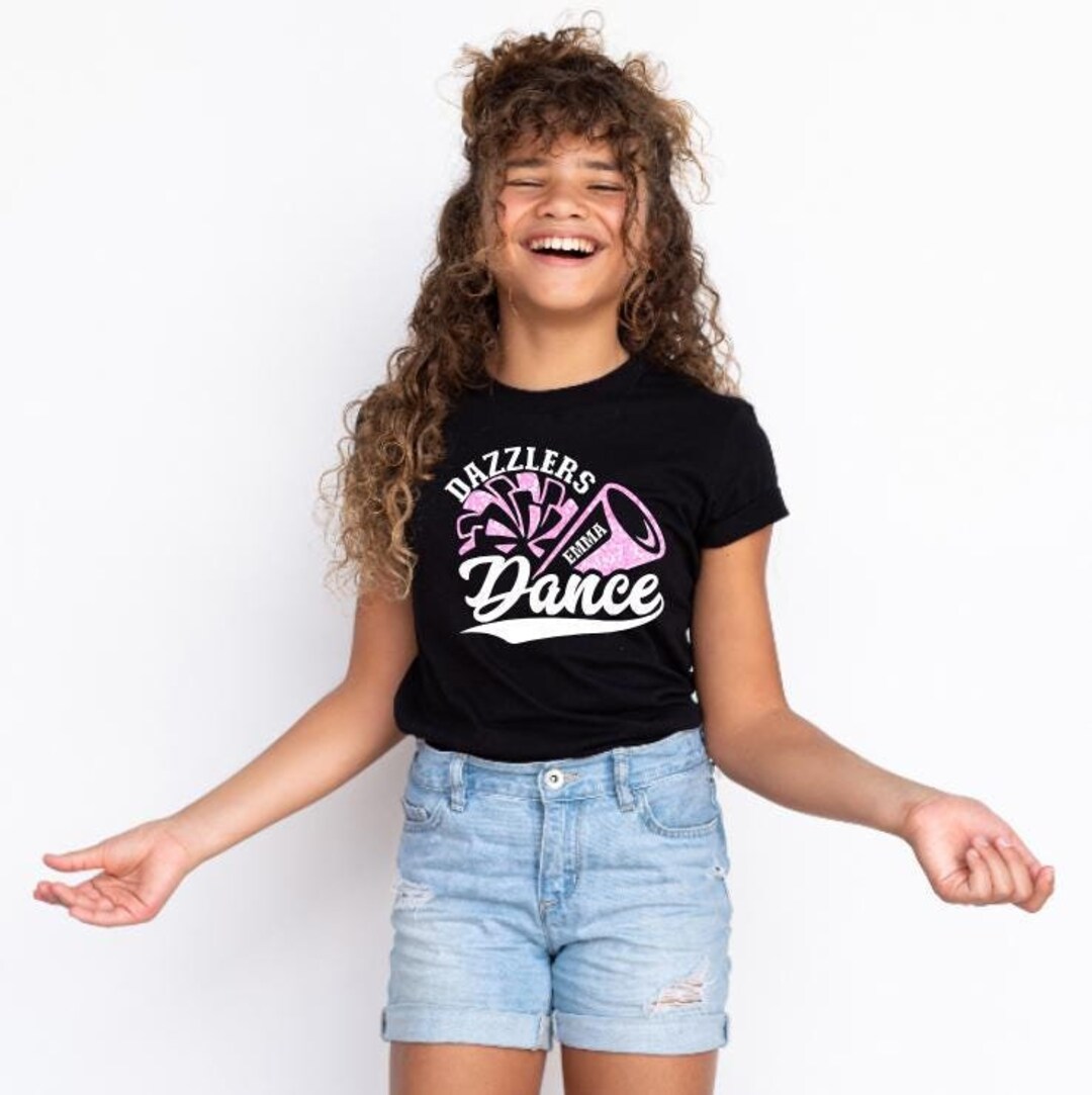 Dance Shirt,glitter Dance Shirt,dance Shirt, Spirit Shirt,dance Team ...