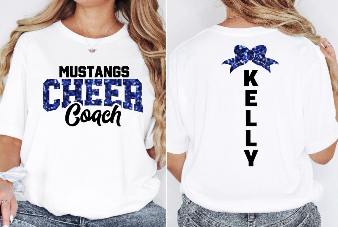 Glitter Cheer Shirt,cheer Coach Shirt,cheerleader Shirt,custom Name ...