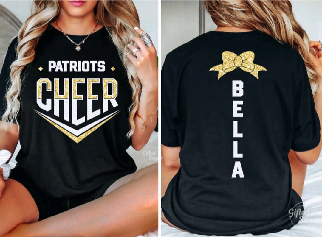 Glitter Cheer Shirt,cheer Shirt,cheerleader Shirt,custom Name ...