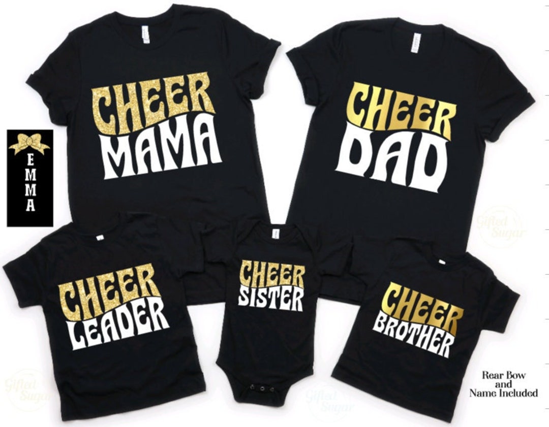 Cheer Mom Shirt,cheer Family,cheer Leader,cheer Dad Shirt,cheer Sister ...