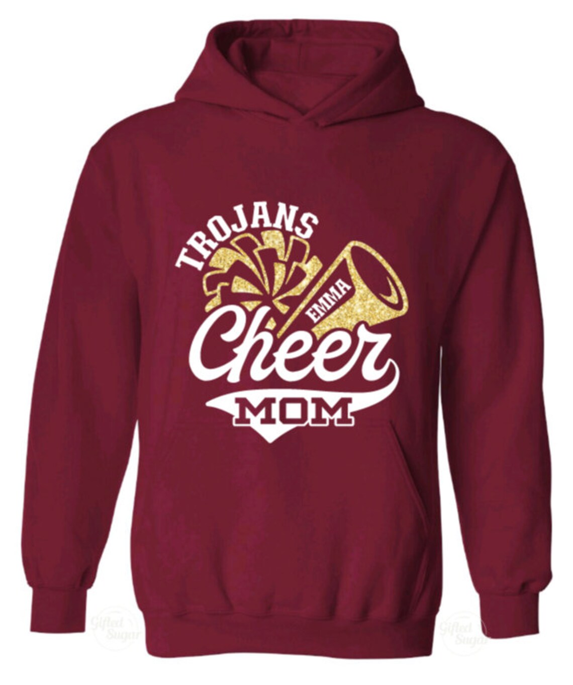 Cheer Mom Hoodie Glitter Cheer Mom Hoodie Cheer Mom - Etsy
