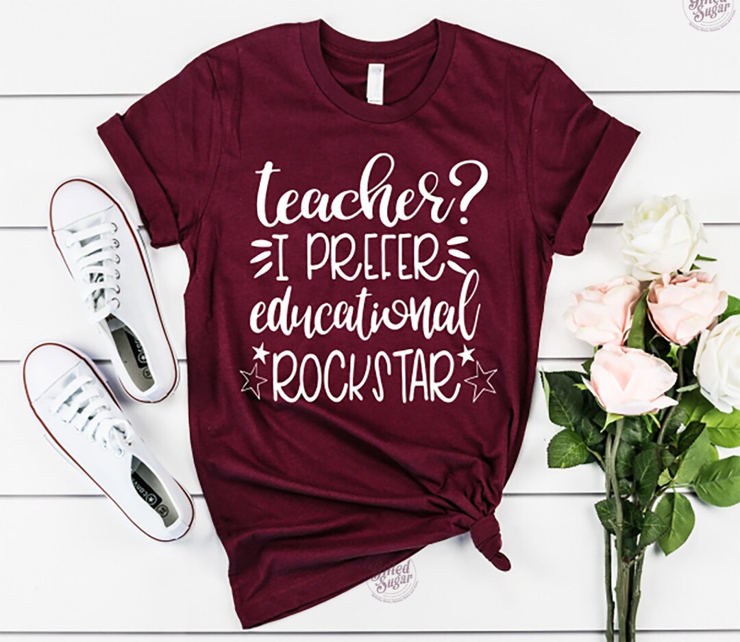 Teacher I Prefer Educational Rockstar, Educational Rockstar, Teacher ...